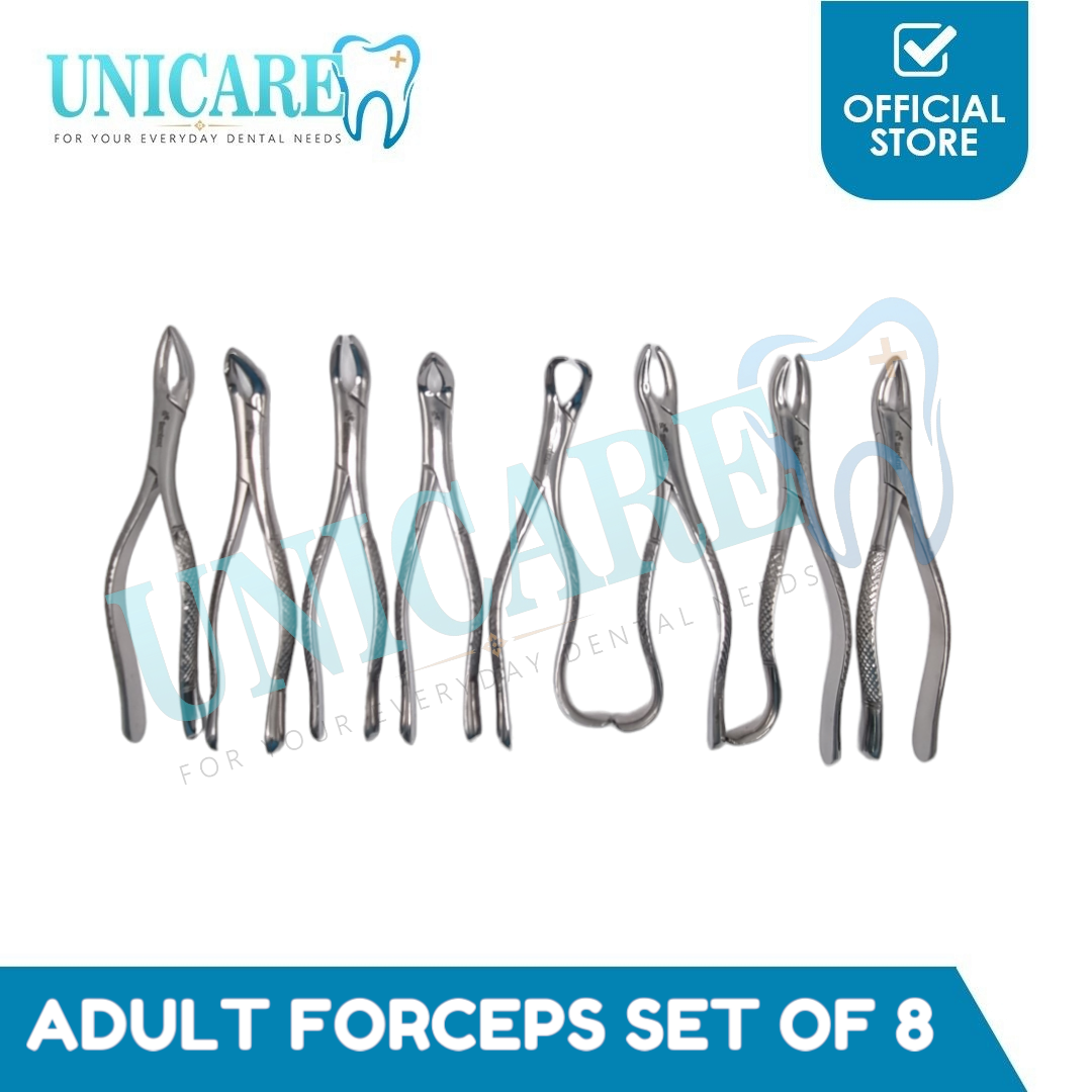 Adult Forcep Set of 8 – Unicare Dental Medical Supply