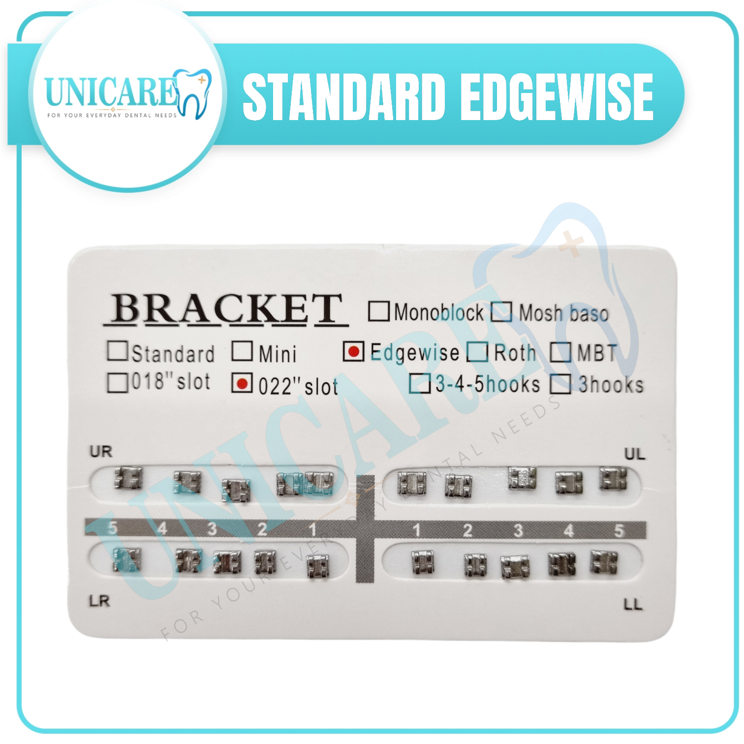 STANDARD EDGEWISE – Unicare Dental Medical Supply