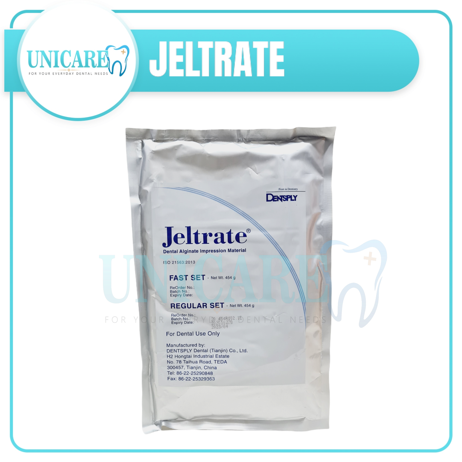 Jeltrate Alginate – Unicare Dental Medical Supply