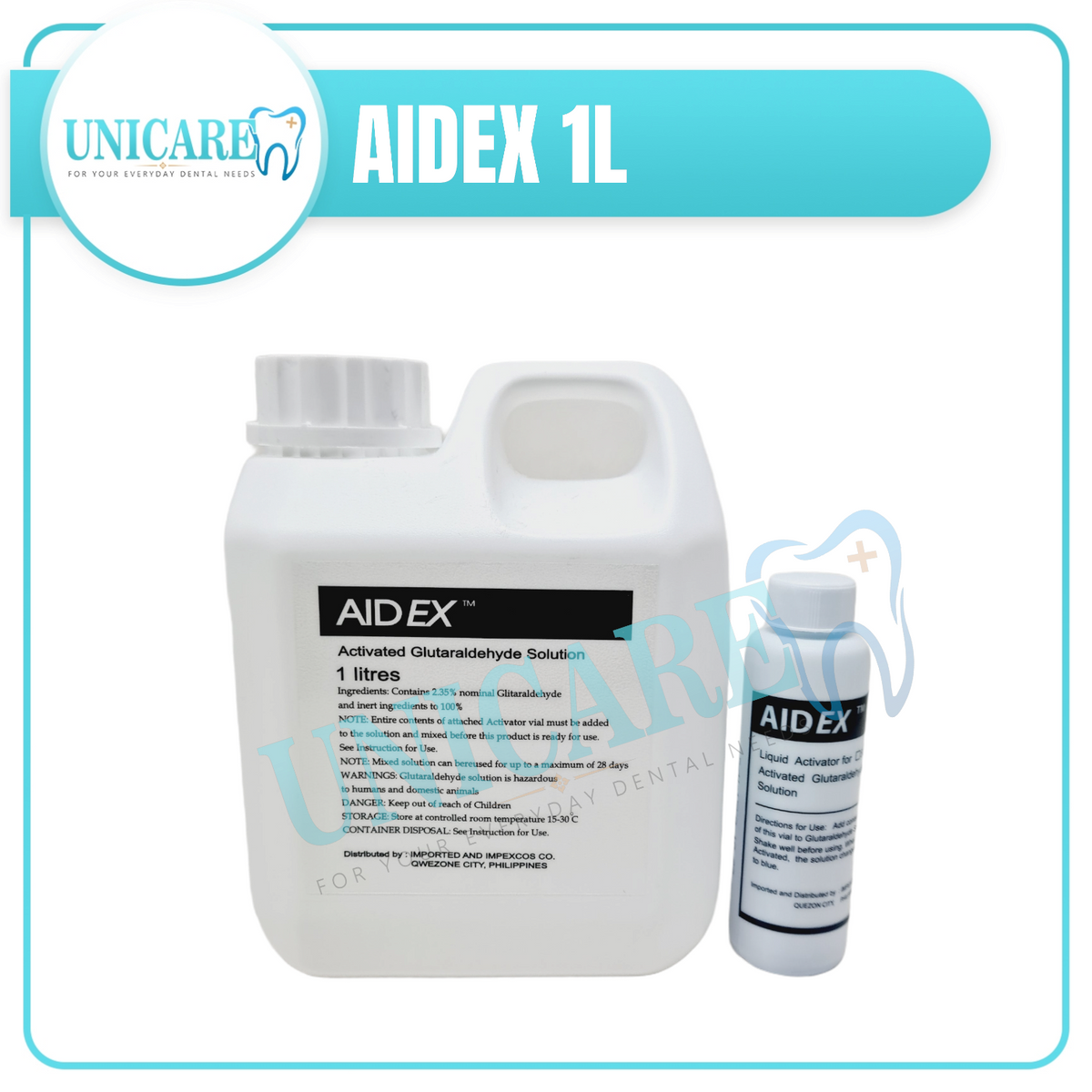 Sterilizing Disinfecting Solution AIDEX – Unicare Dental Medical Supply