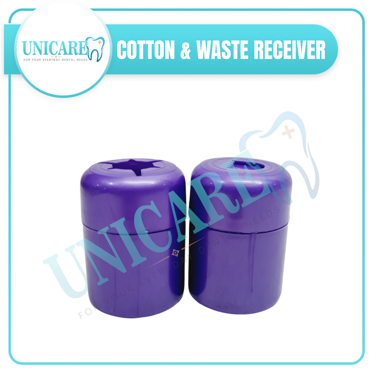 Cotton and Waste Receiver – Unicare Dental Medical Supply