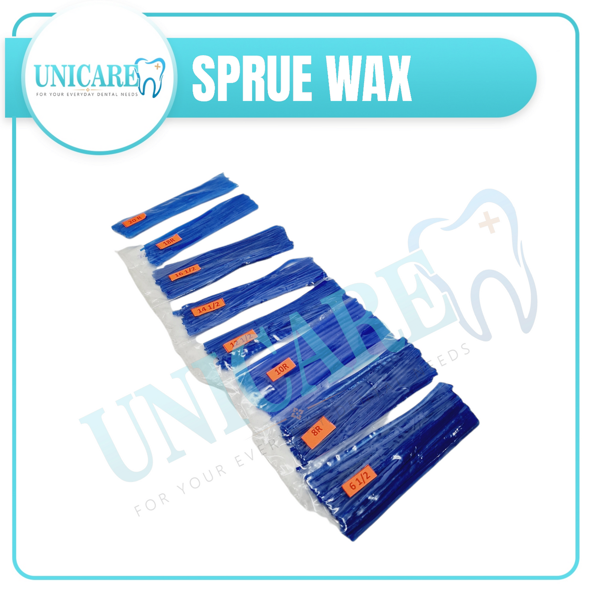 Sprue Wax (Royal Blue) – Unicare Dental Medical Supply